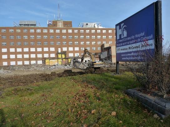 Cornwall Community Hospital - Construction photo galleries